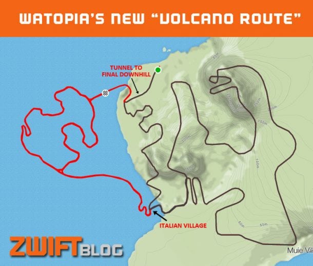 Sneak peak: Watopia’s new “Volcano Route” | Zwift Insider