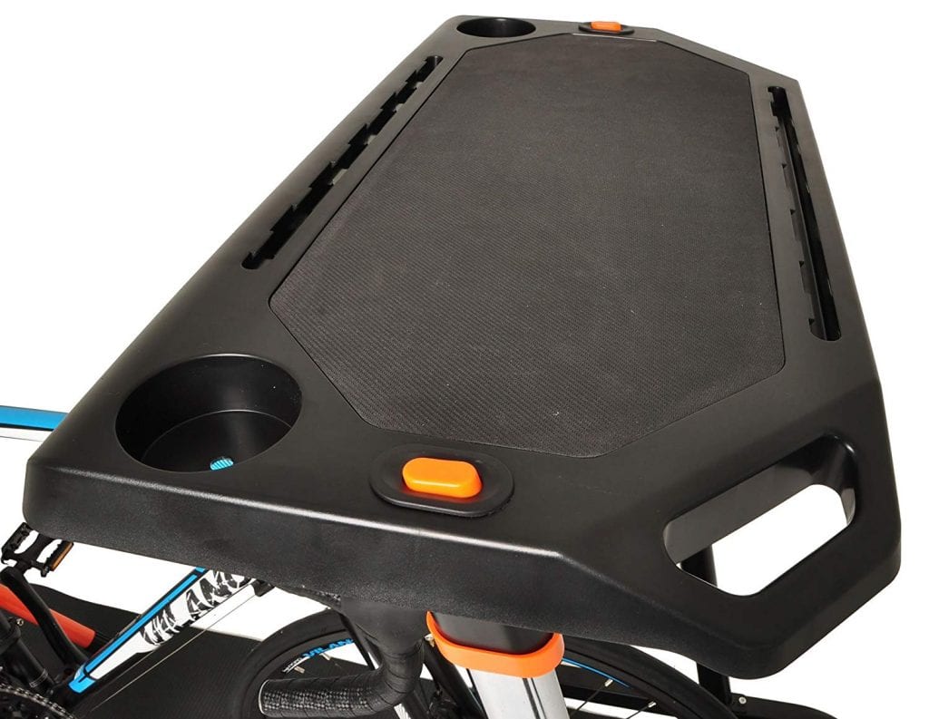 Review: Conquer Adjustable Height Cycling Trainer Desk | Zwift Insider