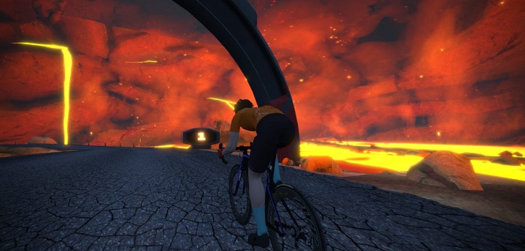 All About Zwift’s Volcano Circuit Lap Badges | Zwift Insider