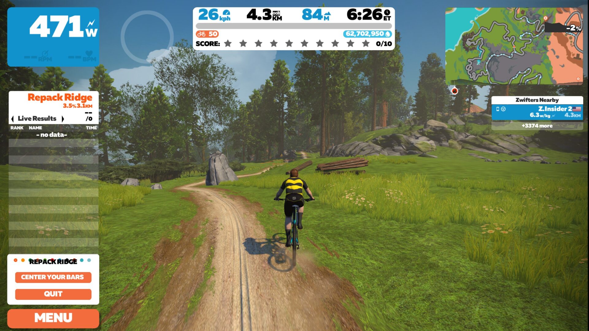 Fly Watopia: Going Fully Off Road via Repack Ridge | Zwift Insider