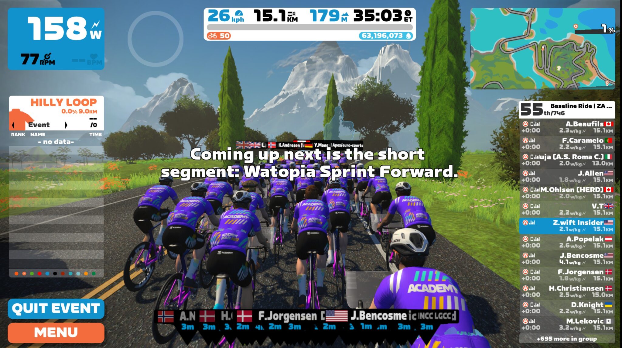 First Look: Completing Your Zwift Academy 2022 Baseline Ride | Zwift ...