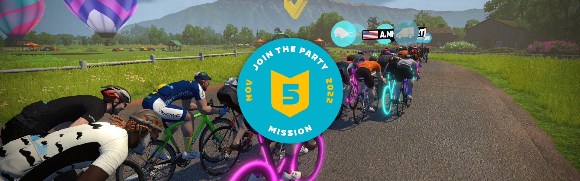 “Join the Party” Mission Now Underway for November | Zwift Insider