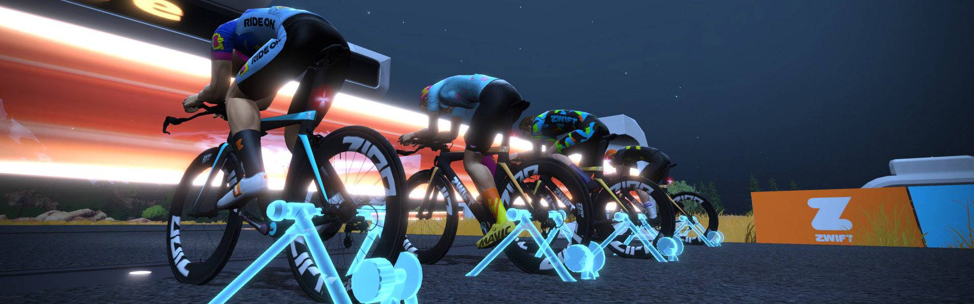Pack Dynamics v4.1 Speed Tests: 4-Rider Drafting with TT Bikes | Zwift ...