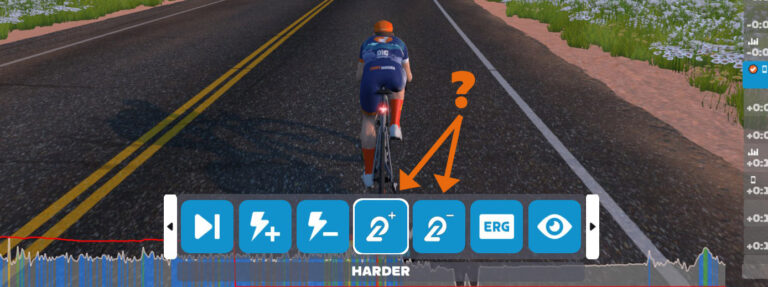 What are these new buttons on Zwift’s action bar? | Zwift Insider