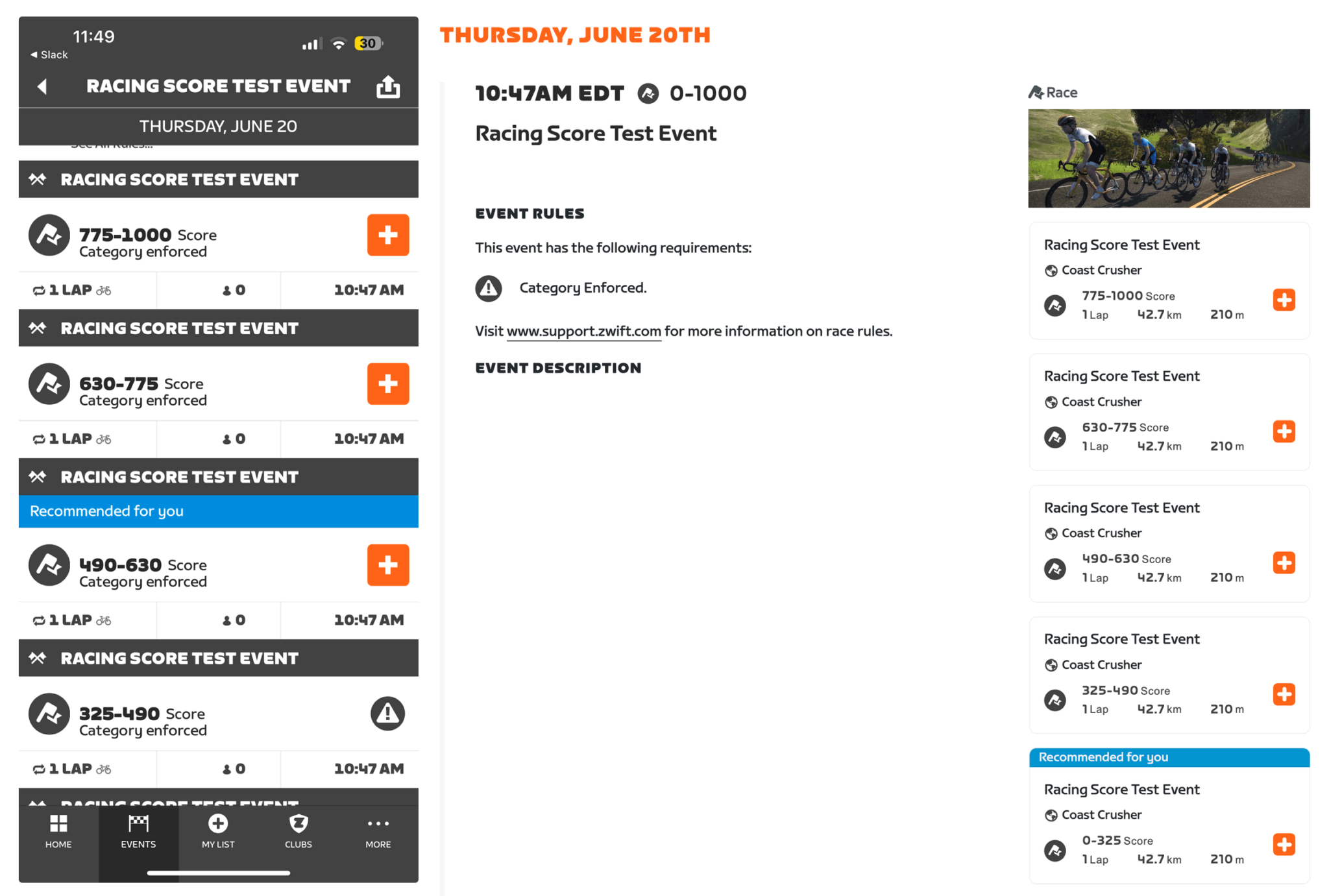 Zwift Racing Score Testing Begins via Zwift Labs | Zwift Insider
