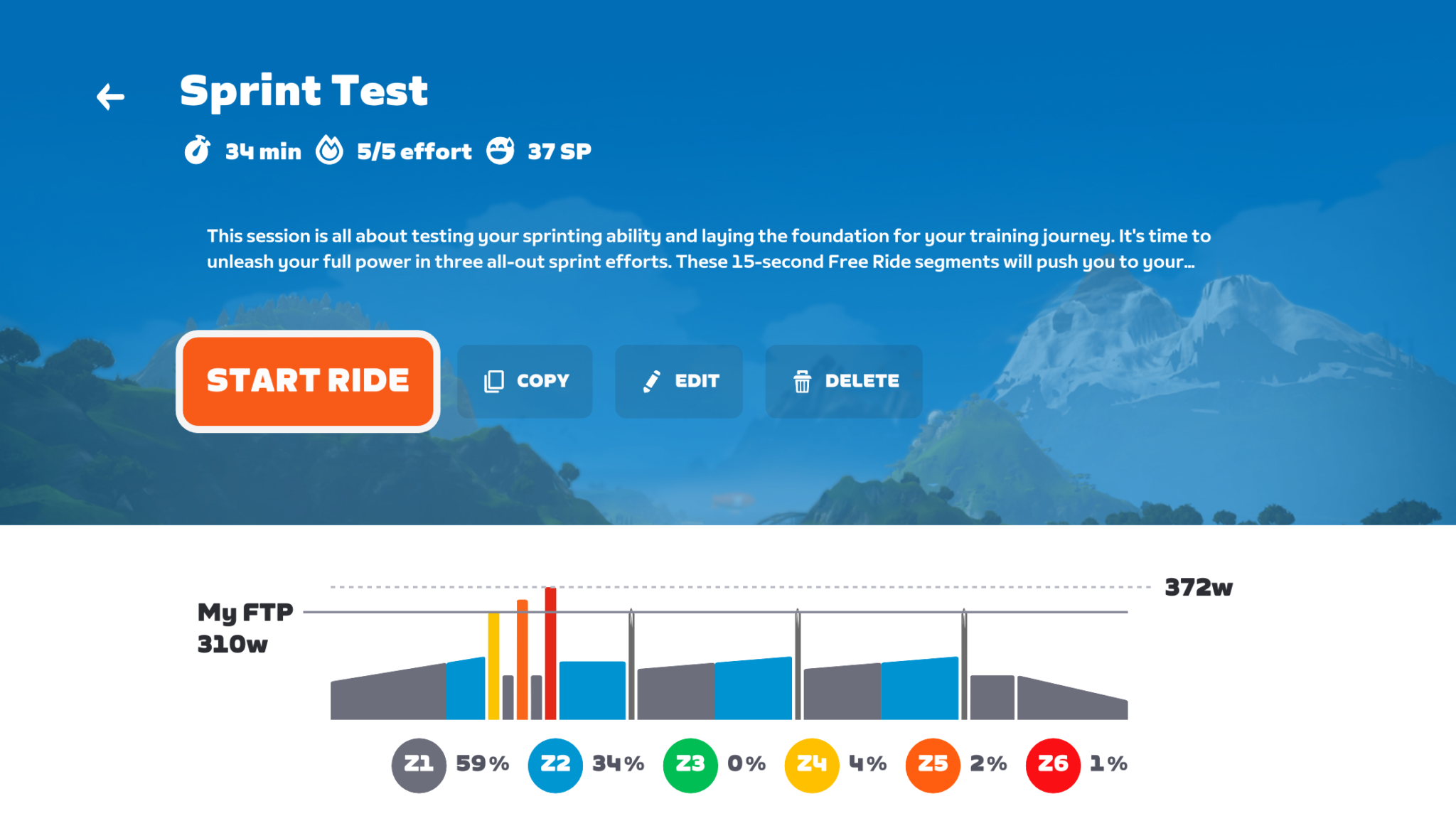 Zwift Camp: Baseline 2024 Sprint Workout and Test Walkthrough | Zwift ...