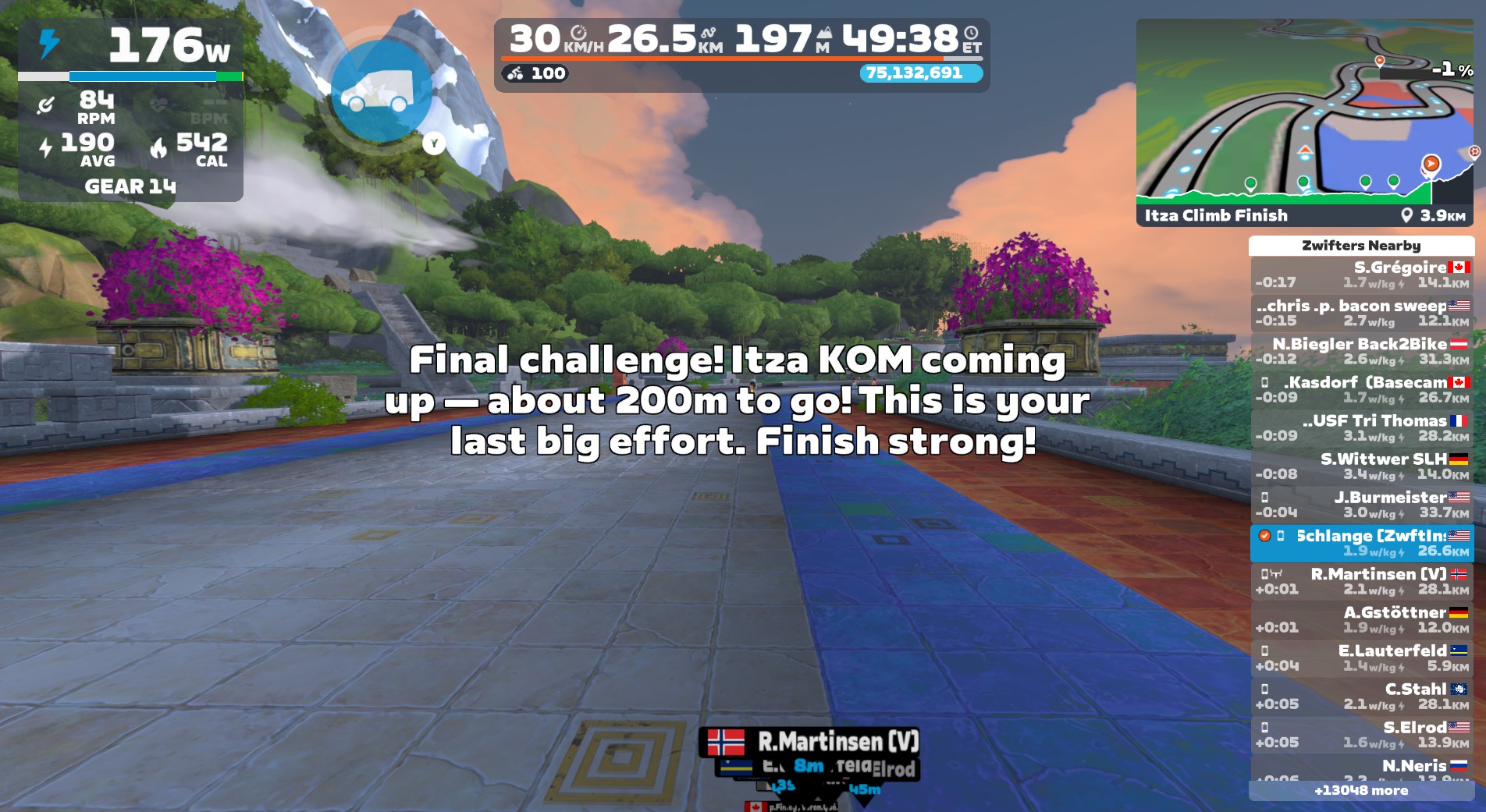 Zwift Camp: Baseline Follow-Up Challenges Now Available – Sprinting ...