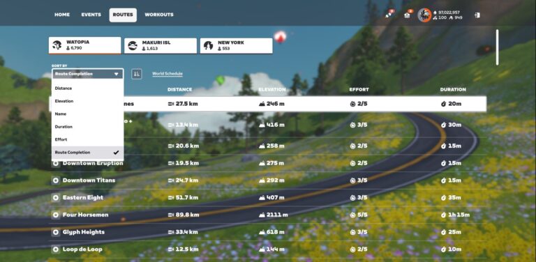 Riding All The Zwift Routes: How to Find Your Unfinished Routes and ...
