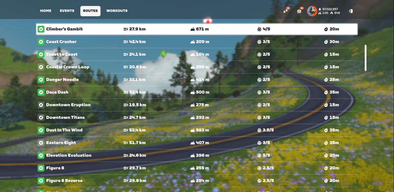 Riding All The Zwift Routes: How to Find Your Unfinished Routes and ...