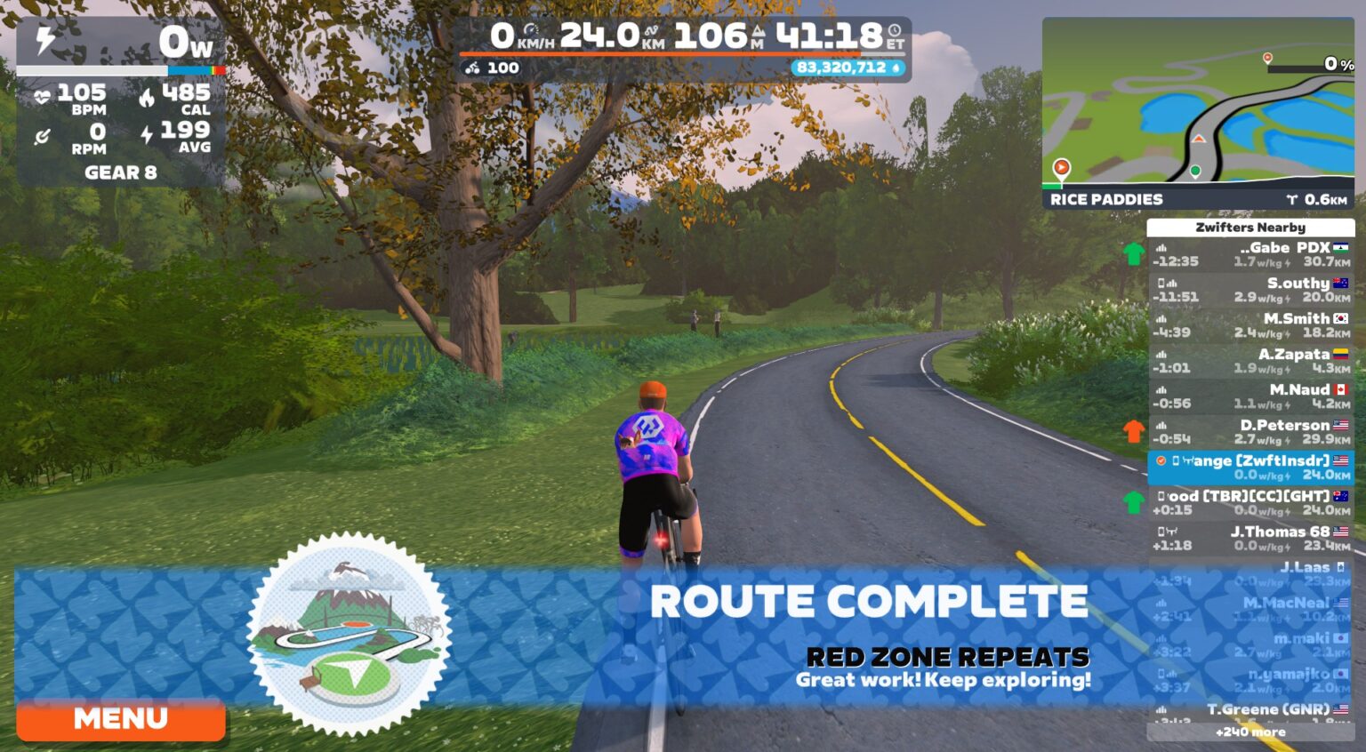 Zwift Camp: Baseline “Red Zone Repeats” Sprint Test Walkthrough | Zwift ...